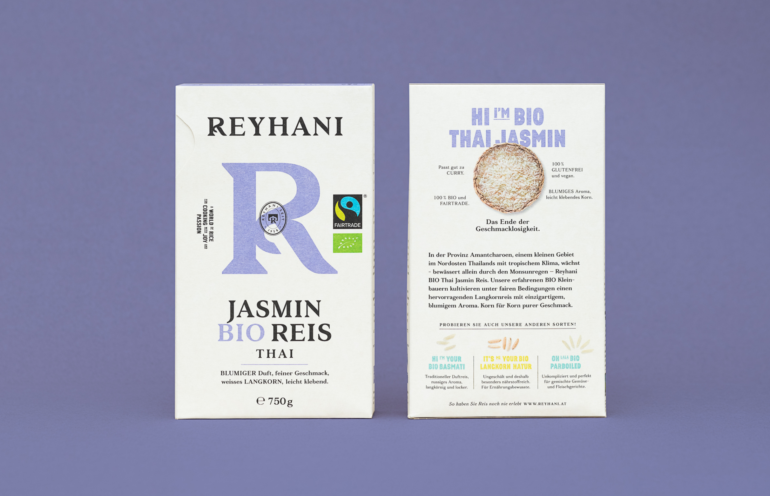 Reyhani Rice Packaging | moodley